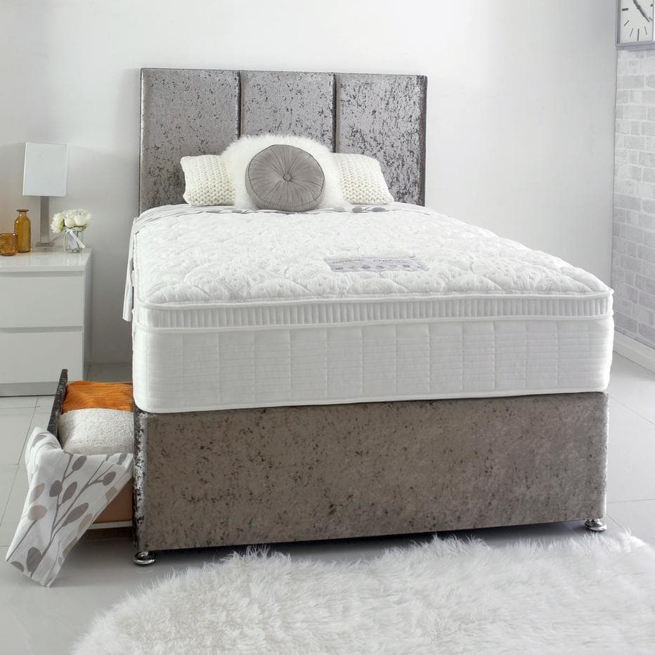 Dura Beds Celebration Deluxe 1800 Pocket Sprung Cushioned Top Hotel Di ...