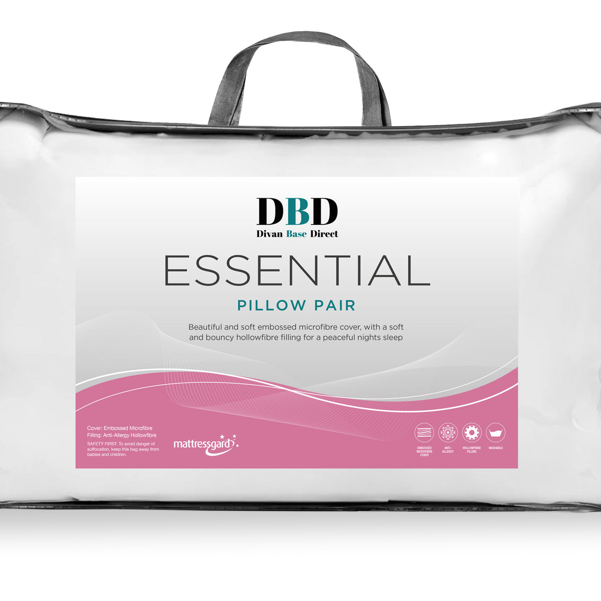 Premium Essentials Pillow Pair – Divan Base Direct