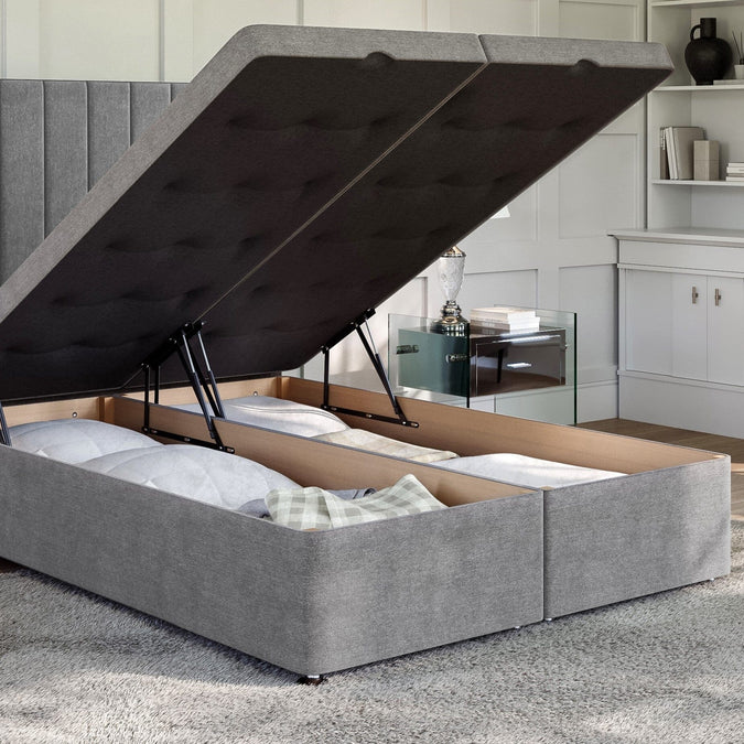 Signature Ottoman Storage End Lift Divan Bed Base | Divan Base Direct