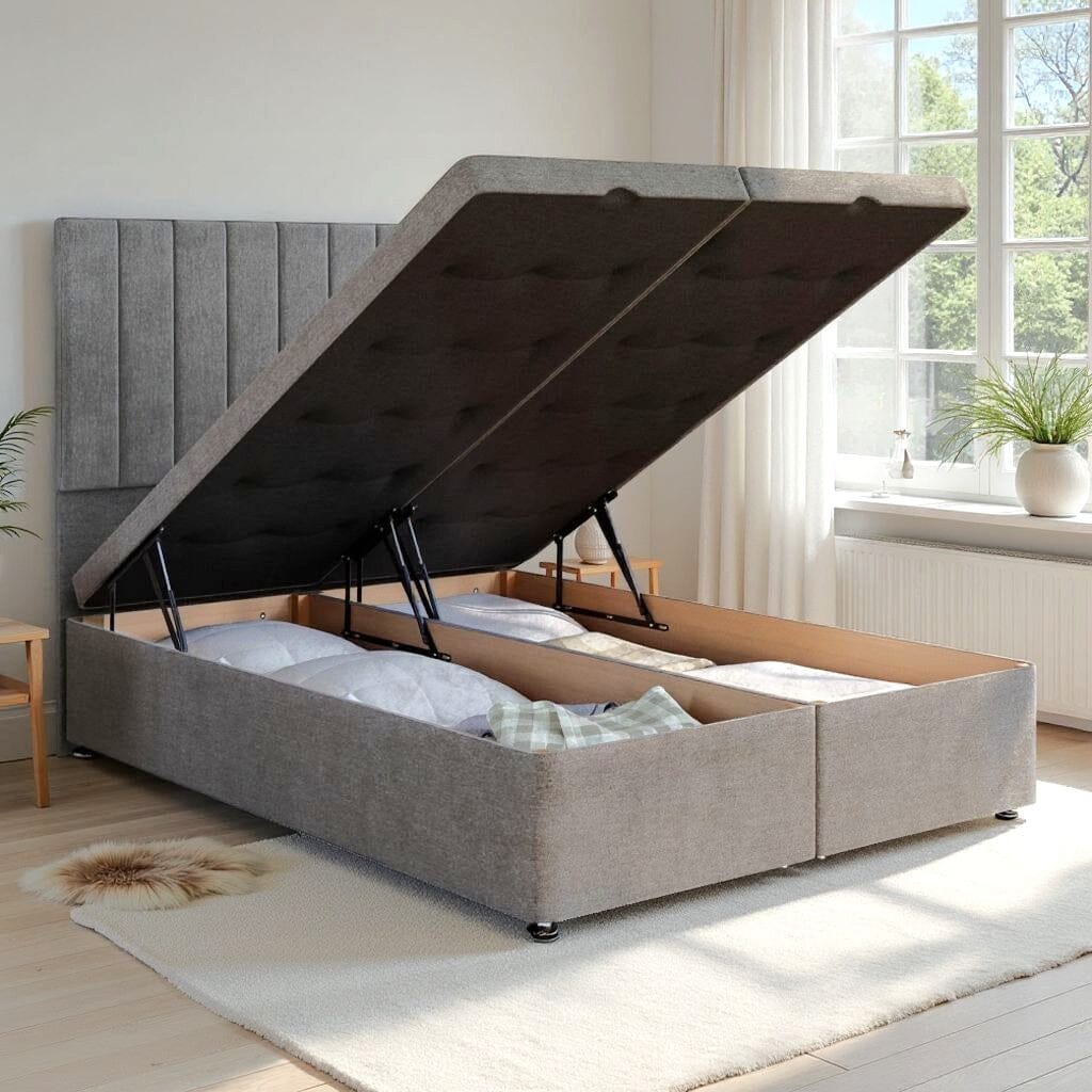 Signature Ottoman Storage End Lift Divan Bed Base | Divan Base Direct