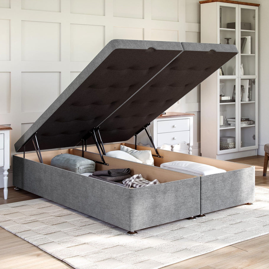 Signature Ottoman Storage End Lift Divan Bed Base | Divan Base Direct