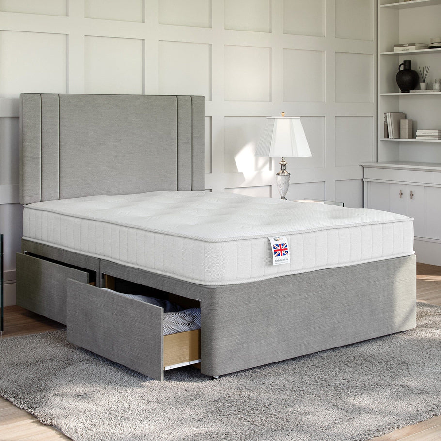 Silver Platform Top Divan Bed Base – Divan Base Direct