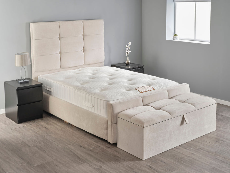Ottoman Storage Box Atlas in Single, Double, King and Super King Size ...