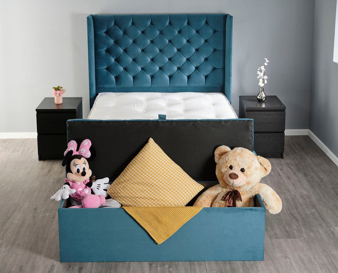 Ottoman Storage Box Vega - Available in Single, Double, King and Super ...